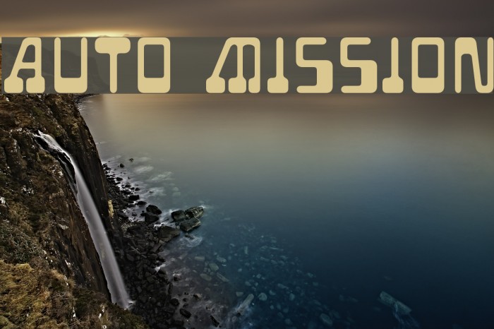 Auto Mission Font - FFonts.net