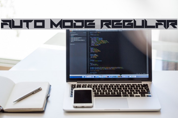 Auto Mode Regular Font - FFonts.net