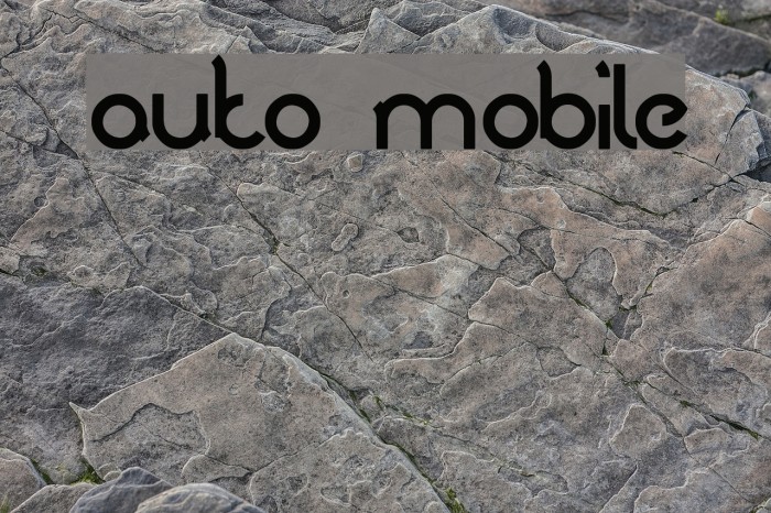 auto mobile Font - FFonts.net