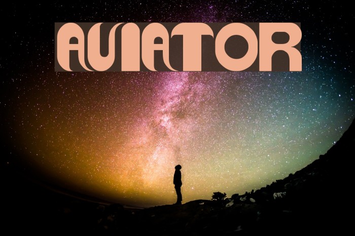 AVIATOR Font - FFonts.net