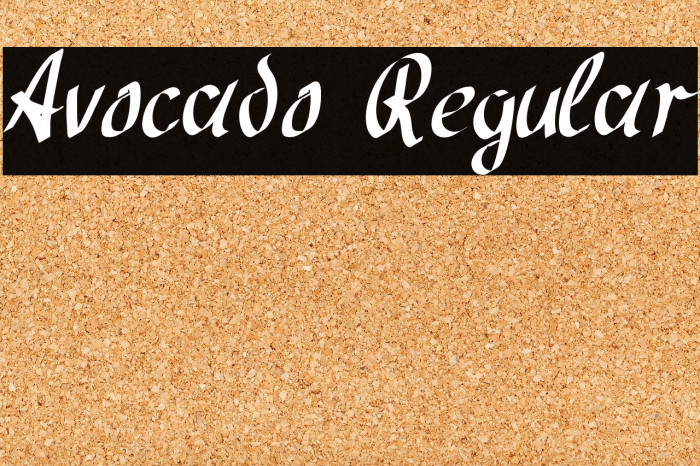 Avocado Regular Font - FFonts.net