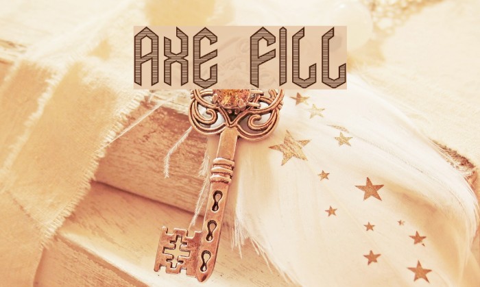 Axe Fill Font - FFonts.net