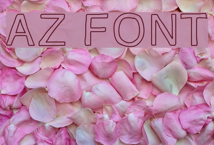 AZ Font - FFonts.net