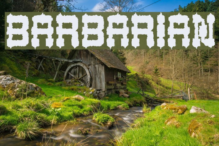 BARBARIAN Font - FFonts.net
