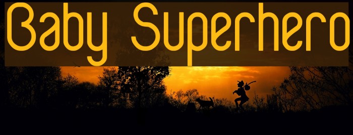 Baby Superhero Font - FFonts.net