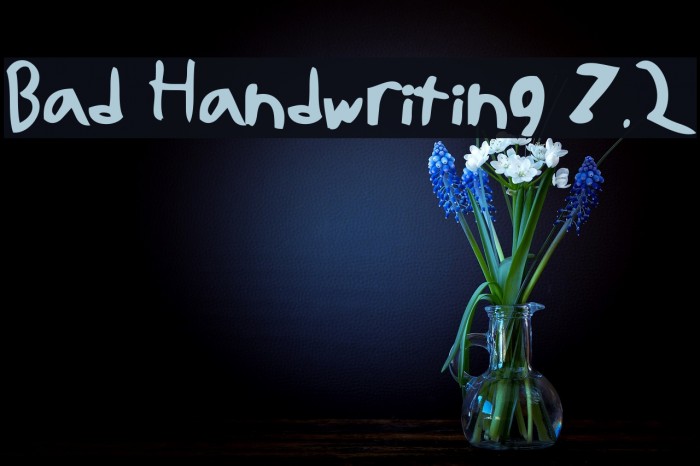 Bad Handwriting 7.2 Font - FFonts.net