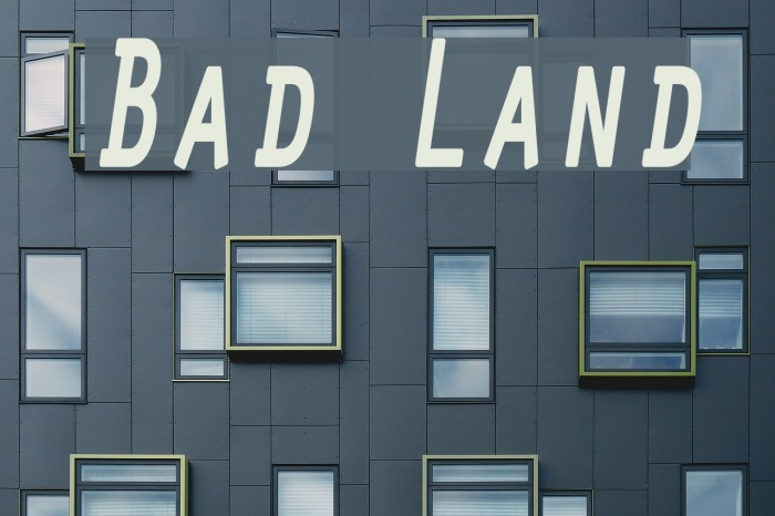 Bad Land Font - FFonts.net