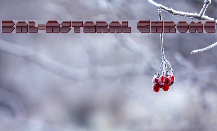 Bal-Astaral Chrome Font - FFonts.net