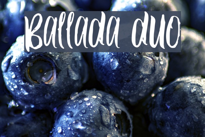 Ballada duo Font - FFonts.net