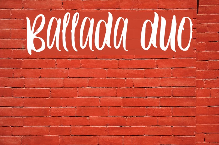 Ballada duo Font - FFonts.net