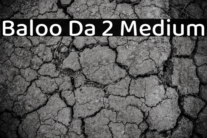 Baloo Da 2 Medium Font - FFonts.net