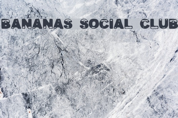 Bananas Social Club Font - FFonts.net