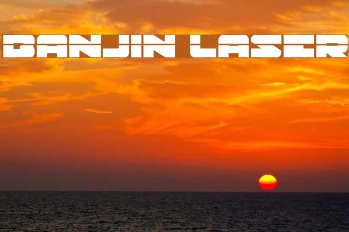 Banjin Laser Font - FFonts.net
