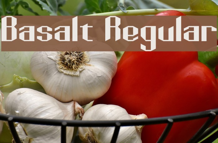Basalt Regular Font - FFonts.net