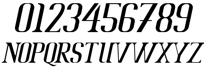 BataviaGlamoreNORMALITALIC-Ital Font - FFonts.net