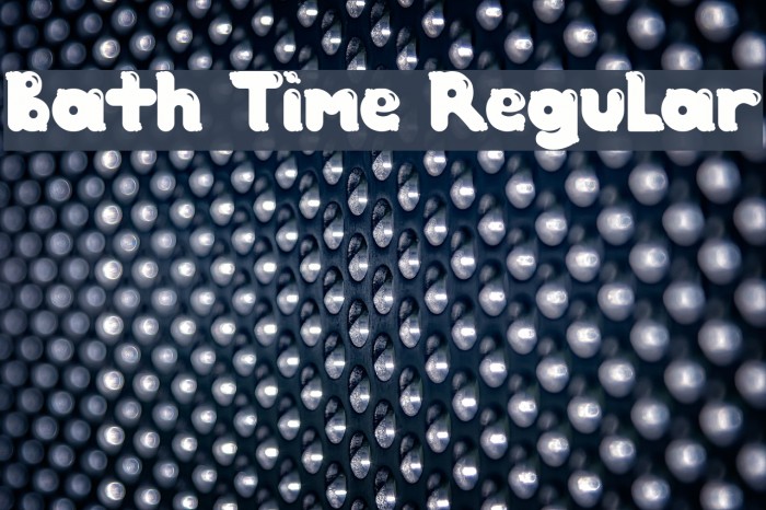 Bath Time Regular Font - FFonts.net