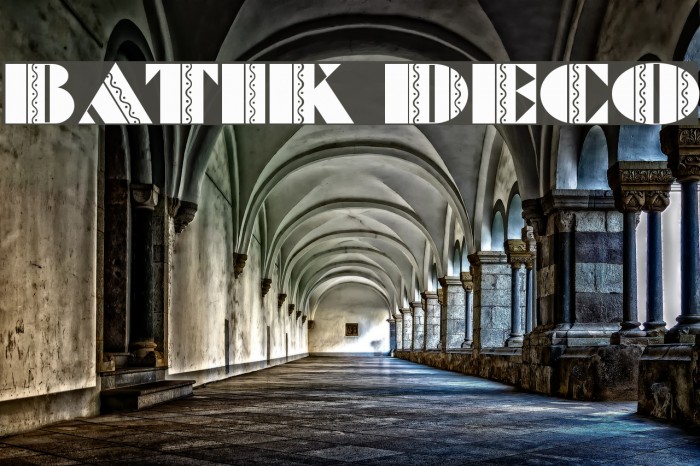 Batik Deco Font - FFonts.net