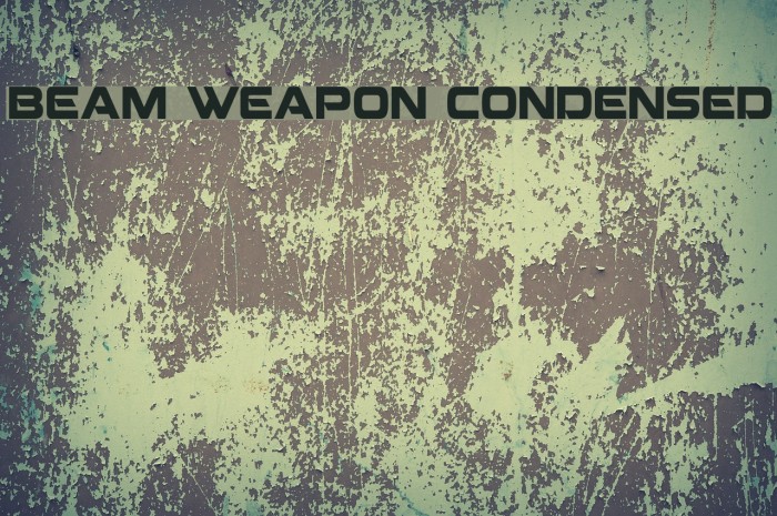 Beam Weapon Condensed Font - FFonts.net
