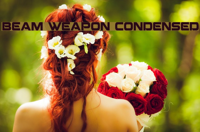Beam Weapon Condensed Font - FFonts.net