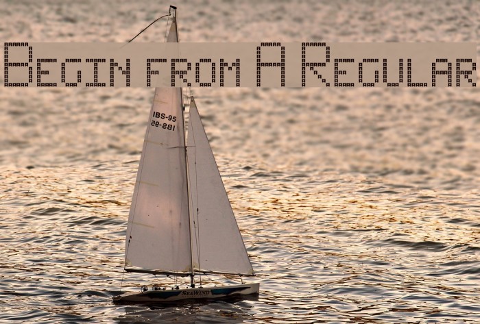 Begin from A Regular Font - FFonts.net