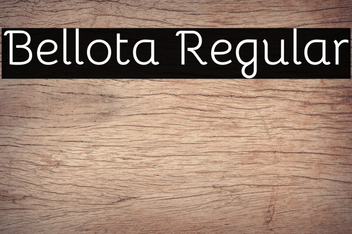 Bellota Regular Font - FFonts.net