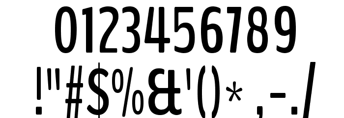 BenchNine Bold Font - FFonts.net