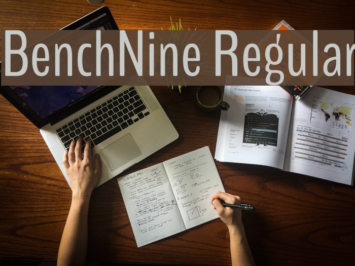 BenchNine Regular Font - FFonts.net