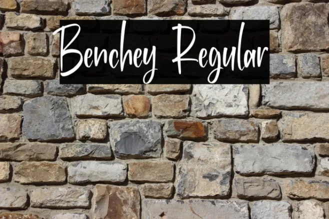 Benchey Regular Font | Free Download (TTF/OTF) | FFonts.net