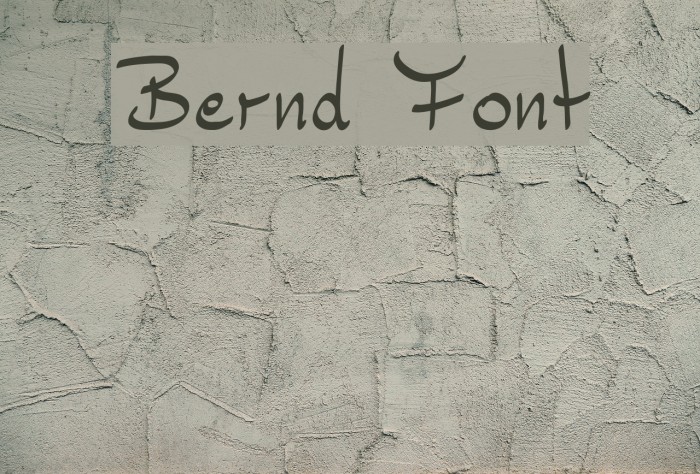 Bernd Font - FFonts.net