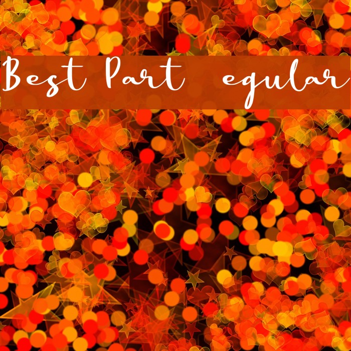 Best Part DEMO Regular Font - FFonts.net