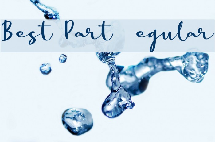 Best Part DEMO Regular Font - FFonts.net