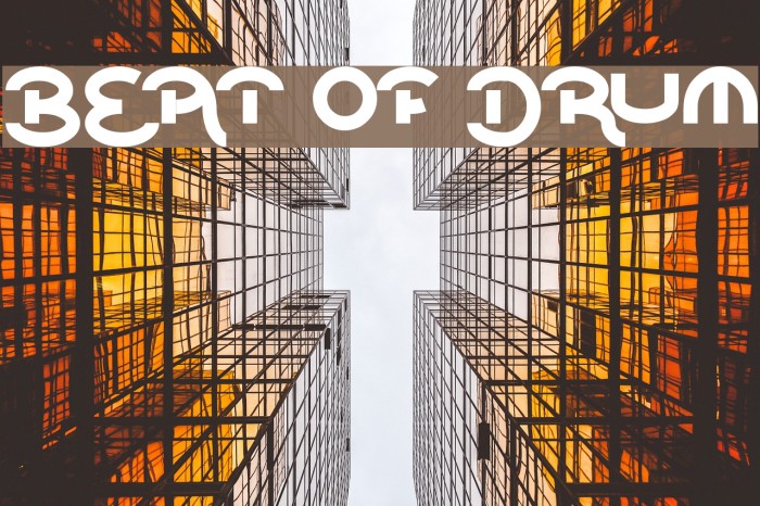beat of drum Font - FFonts.net