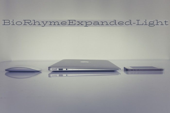 BioRhymeExpanded-Light Font - FFonts.net