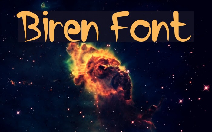 Biren Font - FFonts.net