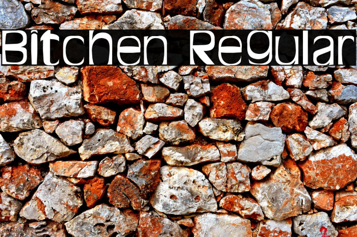 Bitchen Regular Font - FFonts.net