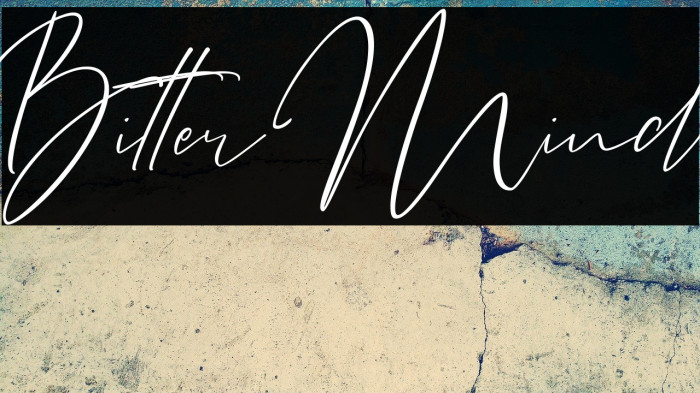 Bitter Mind Font - FFonts.net