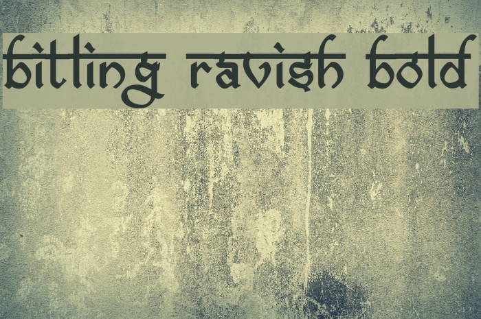 bitling ravish Bold Font - FFonts.net
