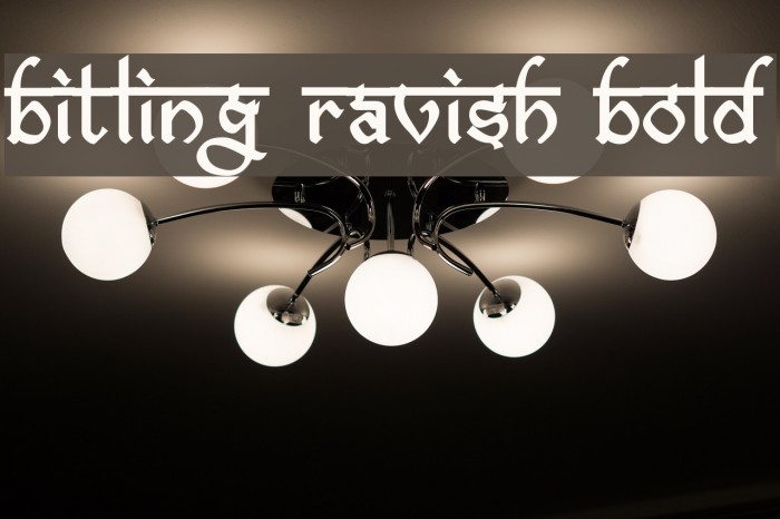 bitling ravish Bold Font - FFonts.net