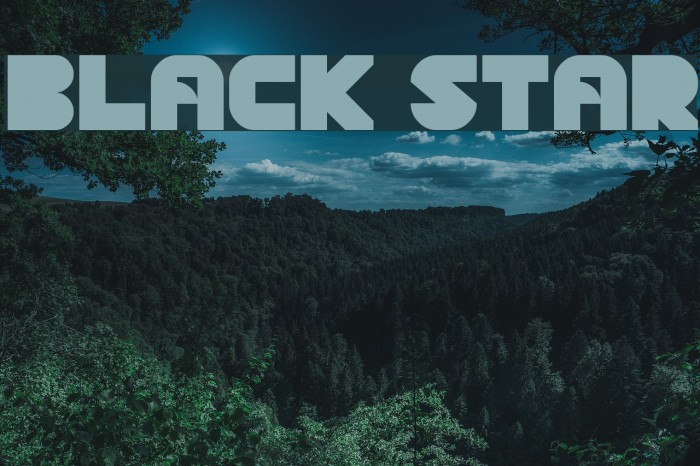 BLACK STAR Font - FFonts.net