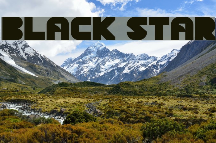BLACK STAR Font - FFonts.net