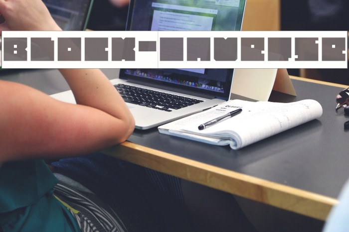 BLOCK-Inverse Font - FFonts.net