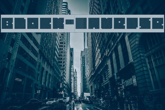 BLOCK-Inverse Font - FFonts.net