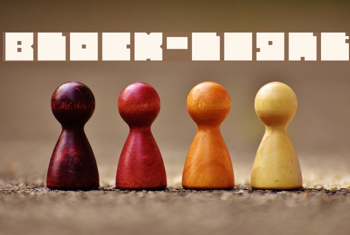 BLOCK-Light Font - FFonts.net