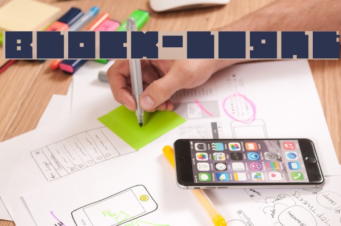 BLOCK-Light Font - FFonts.net