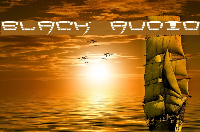 Black Audio Font - FFonts.net