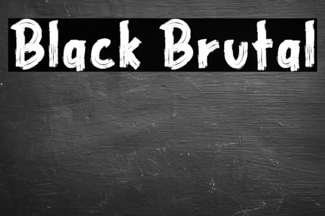 Black Brutal Font - Free Download (TTF/OTF) | FFonts.net
