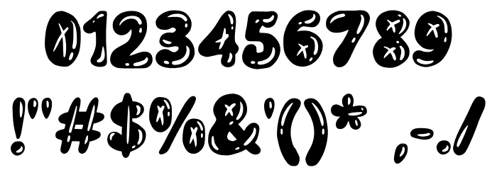 Black Bubbles Regular Font - FFonts.net