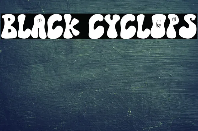 Black Cyclops Font | Free Download (TTF/OTF) | FFonts.net