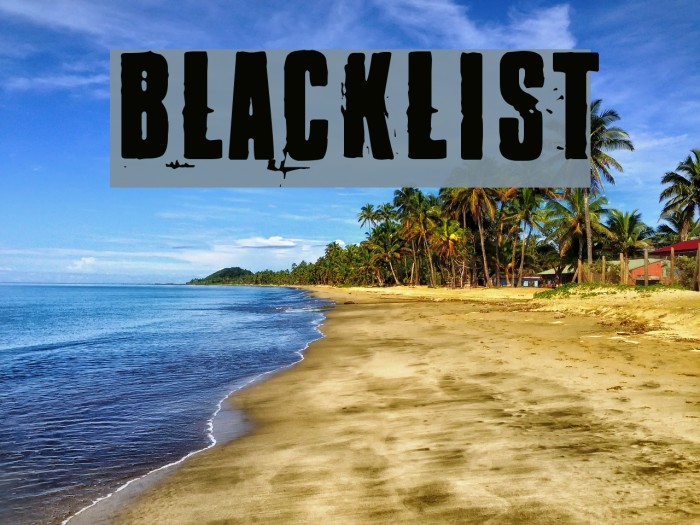 Blacklist Font - FFonts.net