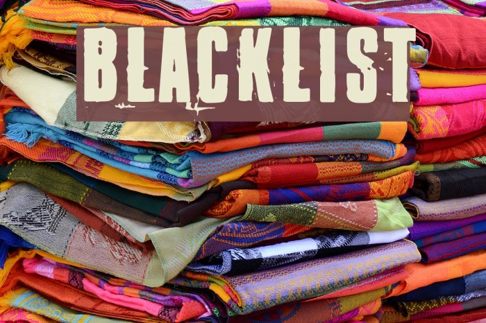 Blacklist Font - FFonts.net